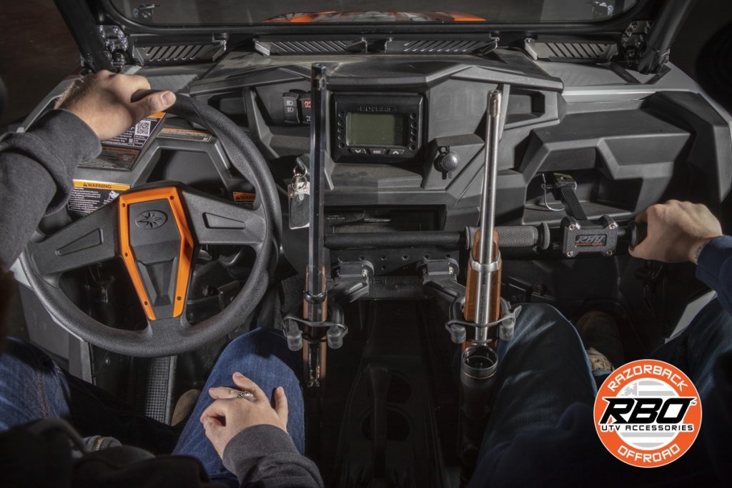 Polaris RZR Ultimate Gun Rack/Grab Handle/Lug Wrench™ – Side by Side Outlet